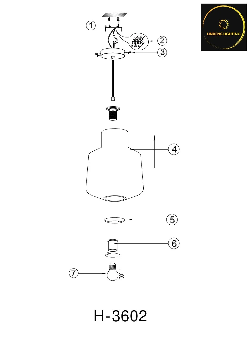 Glazen hanglamp Ursula smoke | Ledverlichtingsale.nl